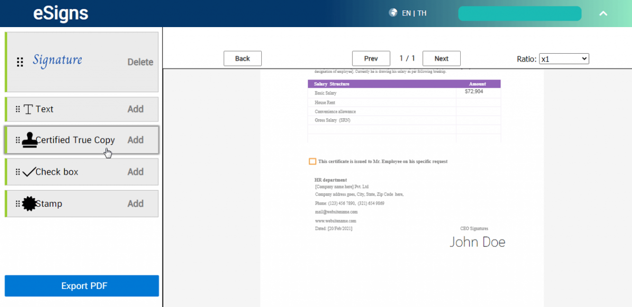 How to Sign with Electronic Signature