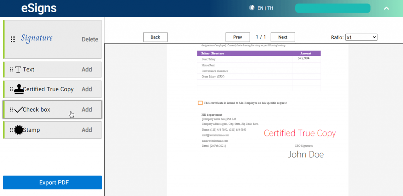 How to Sign with Electronic Signature