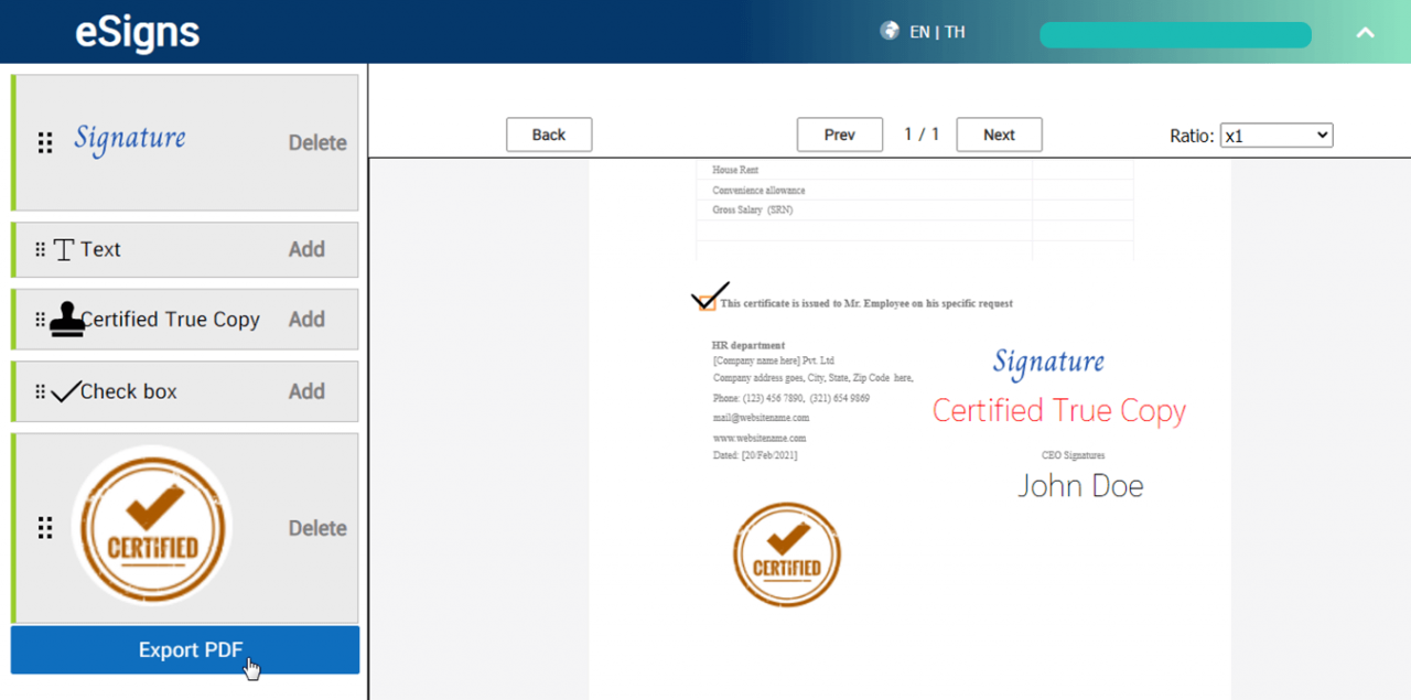 How to Sign with Electronic Signature