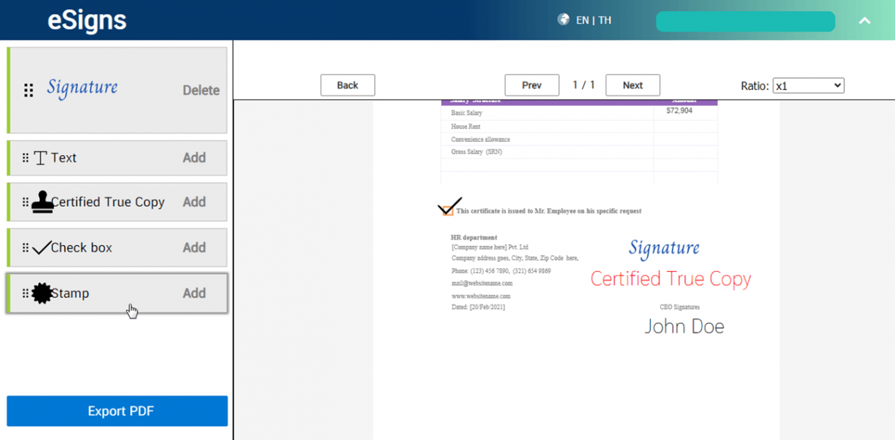 How to Sign with Electronic Signature