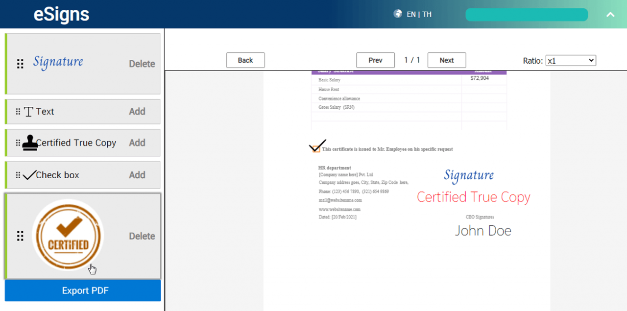 How to Sign with Electronic Signature