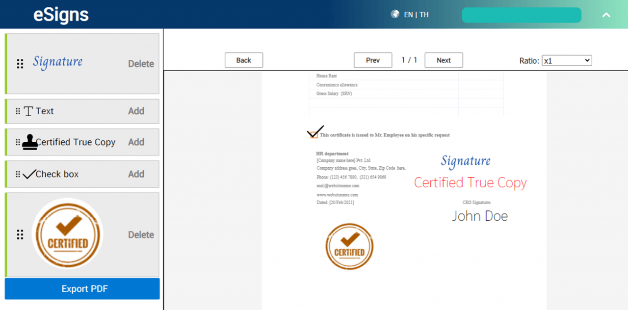 How to Sign with Electronic Signature