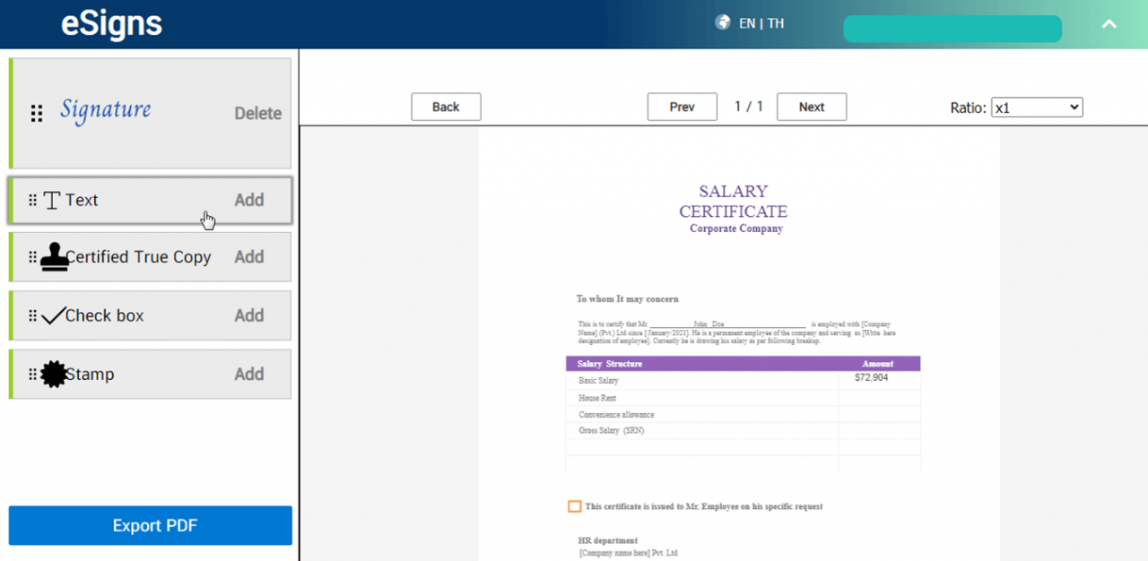 How to Sign with Electronic Signature