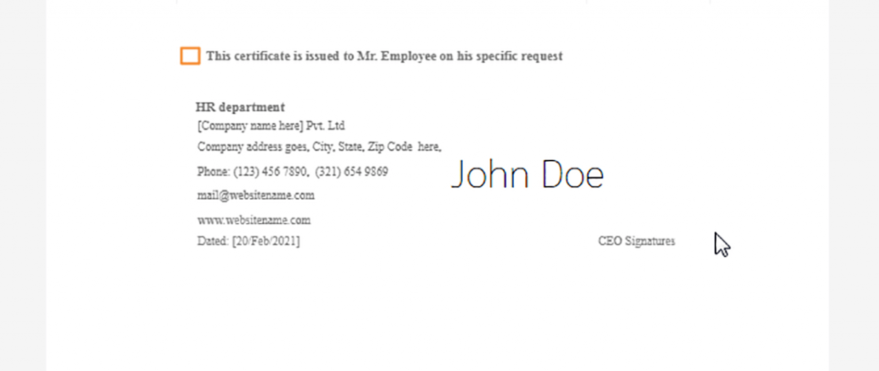 How to Sign with Electronic Signature