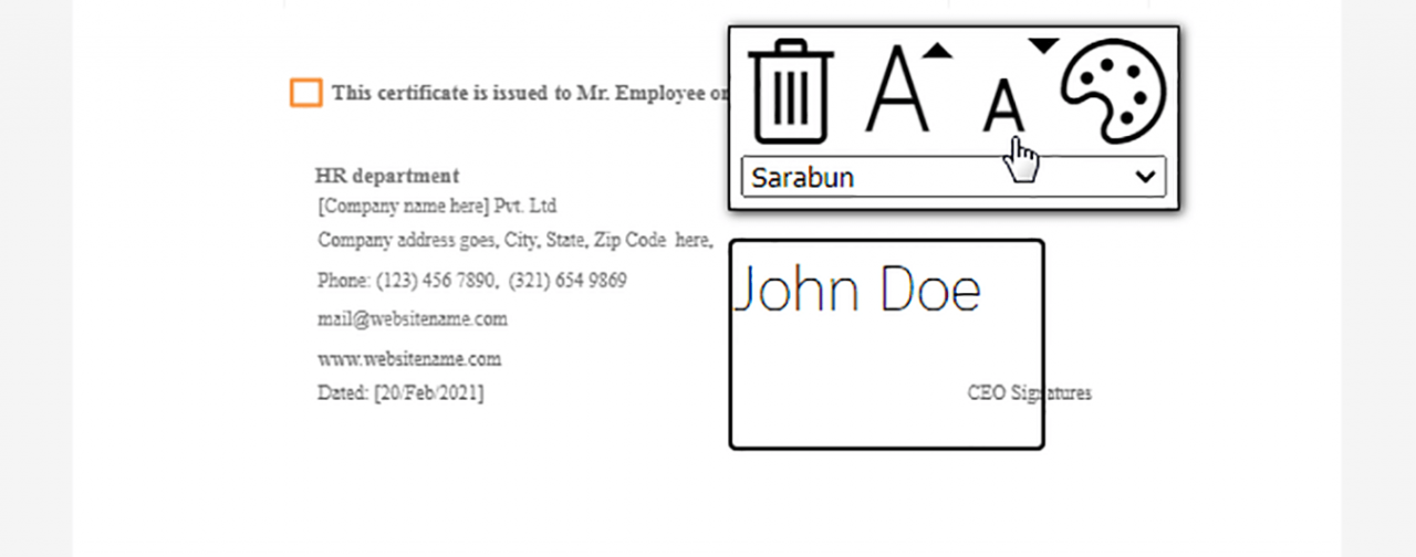 How to Sign with Electronic Signature
